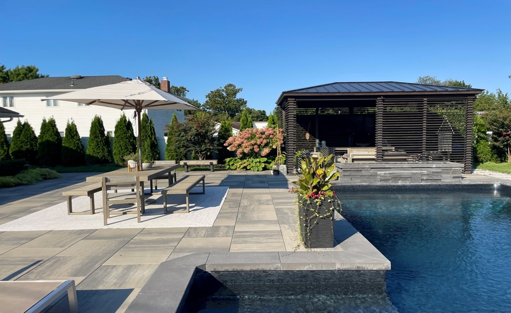 Modern Pool Cabana Ideas for Backyard - Smart Shade Structures